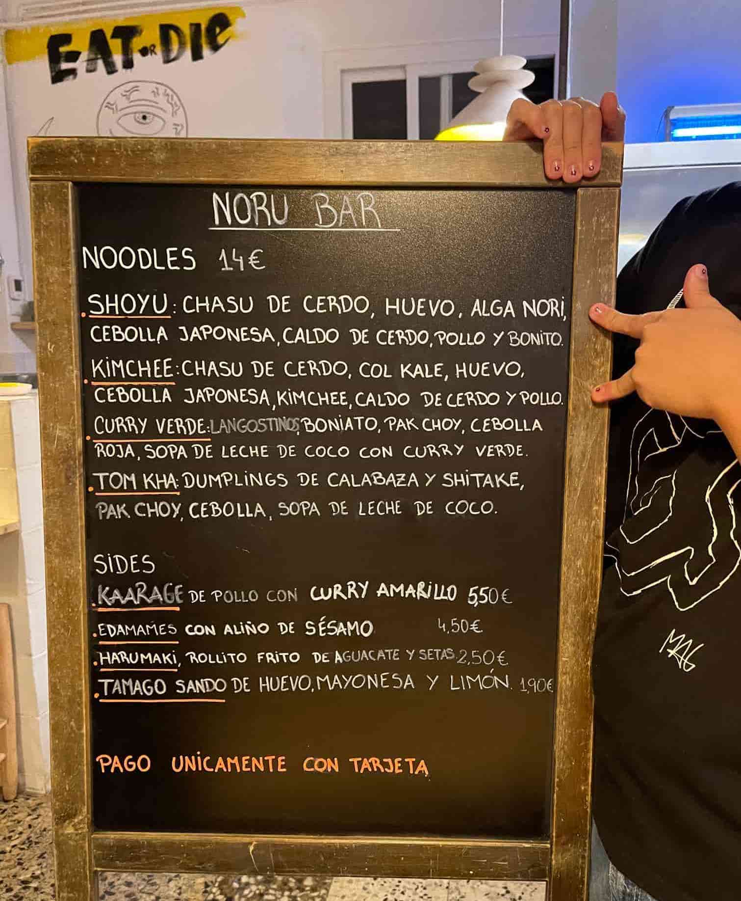 Noru Bar - Novedoso 🍜 Ramen Bar en Barcelona